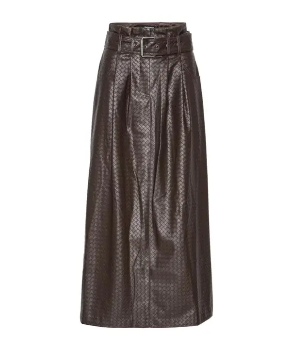 ROTATE BY BIRGER CHRISTENSEN Midi Skirt With Belt