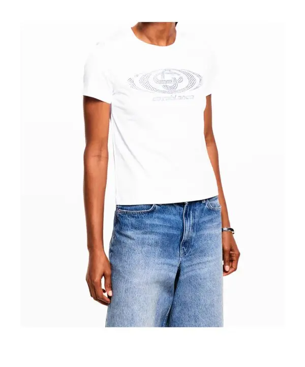 Casablanca Logo Embellished T-shirt