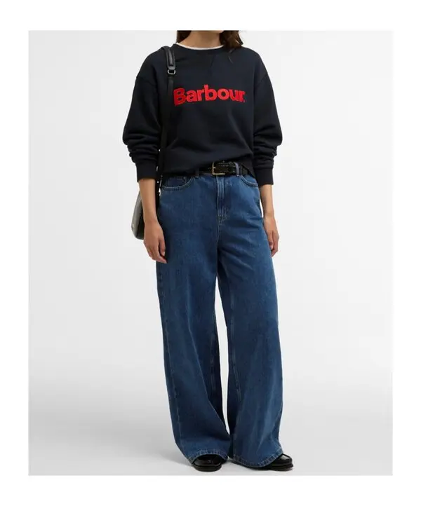 Barbour Logo Crewneck Sweatshirt - Black