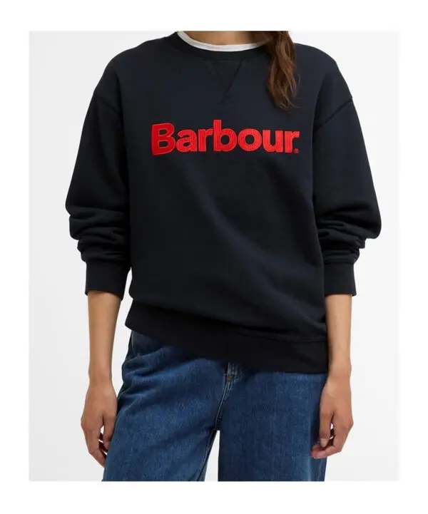 Barbour Logo Crewneck Sweatshirt - Black