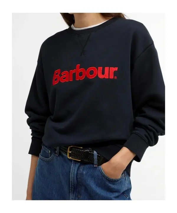 Barbour Logo Crewneck Sweatshirt - Black