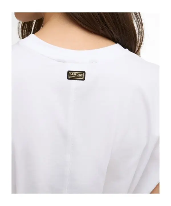 Barbour Belted T-shirt With Dropped Shoulders