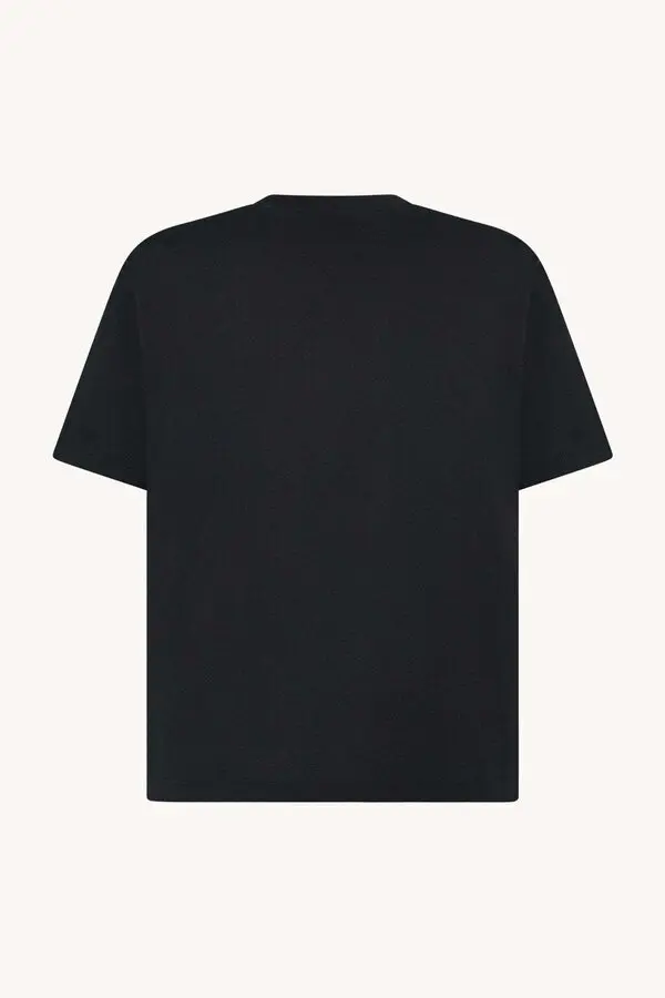 THE ROW Madoc Short-sleeve Crew-neck T-shirt - Black