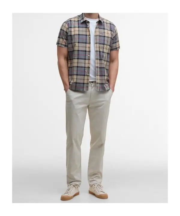 Barbour Plaid Short-sleeved Shirt