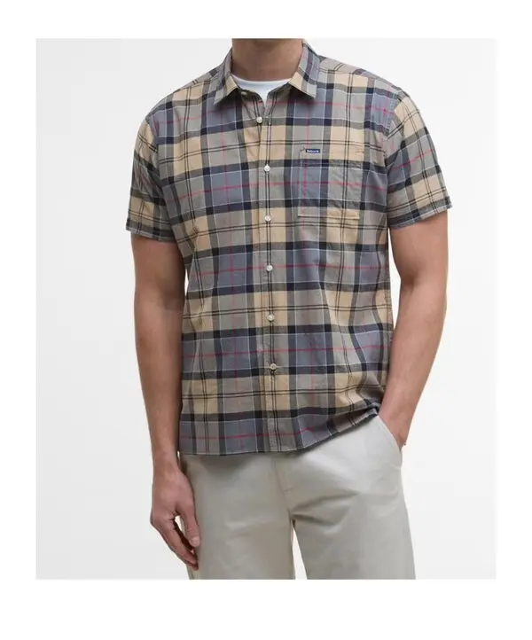 Barbour Plaid Short-sleeved Shirt