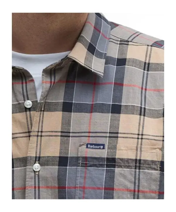 Barbour Plaid Short-sleeved Shirt