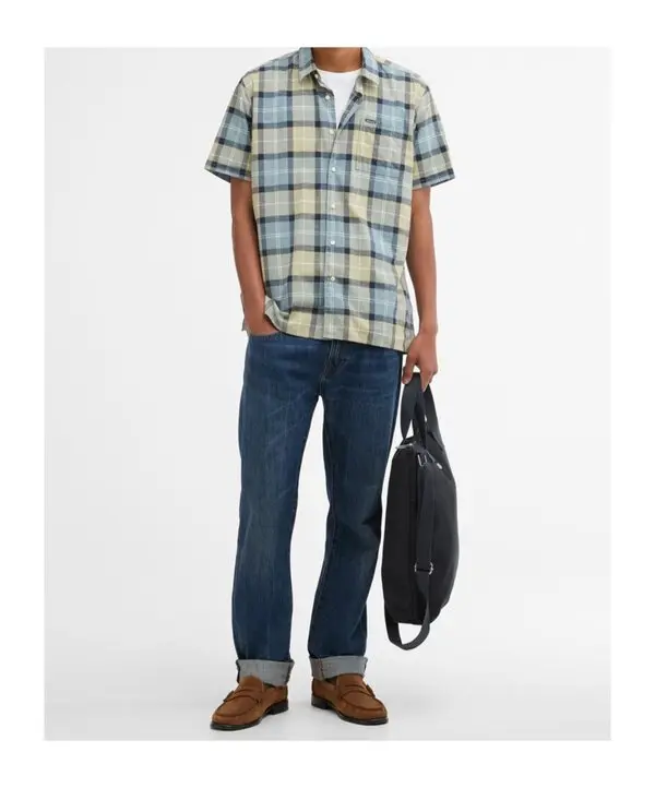 Barbour Plaid Short-sleeved Shirt