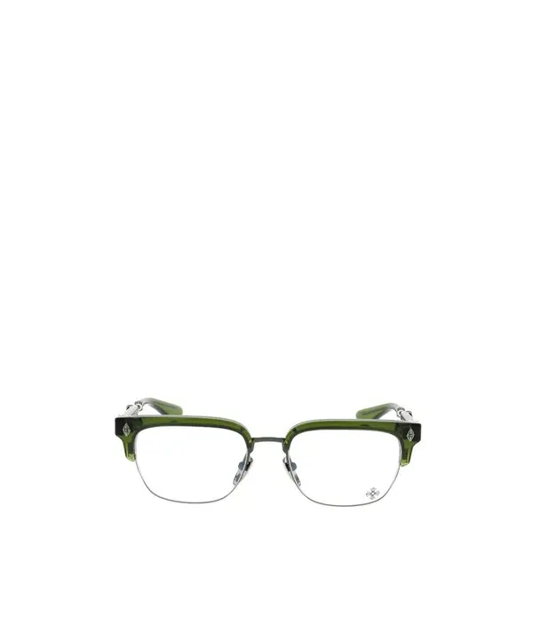 Chrome Hearts Logo Flat Mirror Eyeglasses