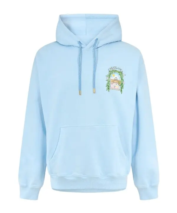 Casablanca Long-sleeved Sweatshirt - Pale Blue