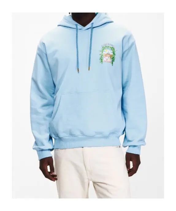 Casablanca Long-sleeved Sweatshirt - Pale Blue