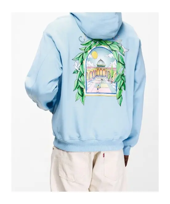Casablanca Long-sleeved Sweatshirt - Pale Blue