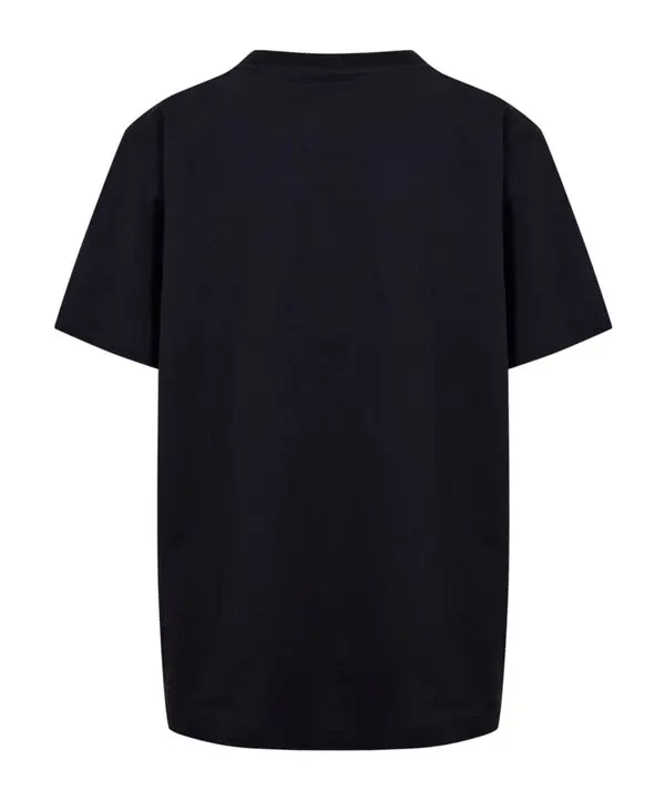GANNI Logo Crew Neck T-shirt - Black