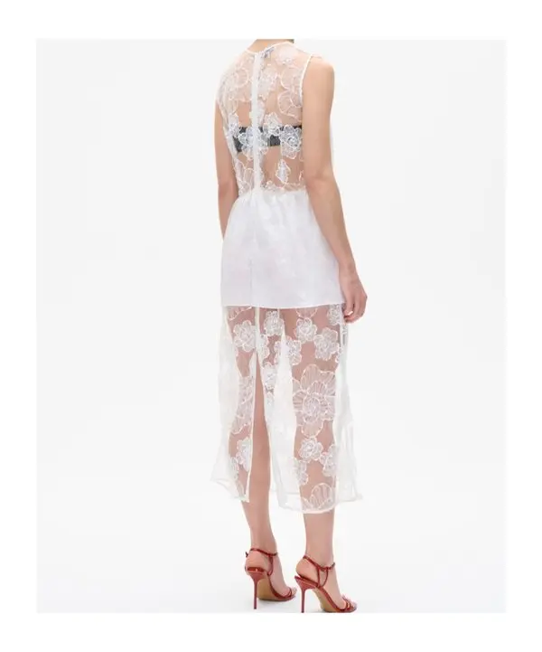 Baum Und Pferdgarten Floral Lace Midi Skirt