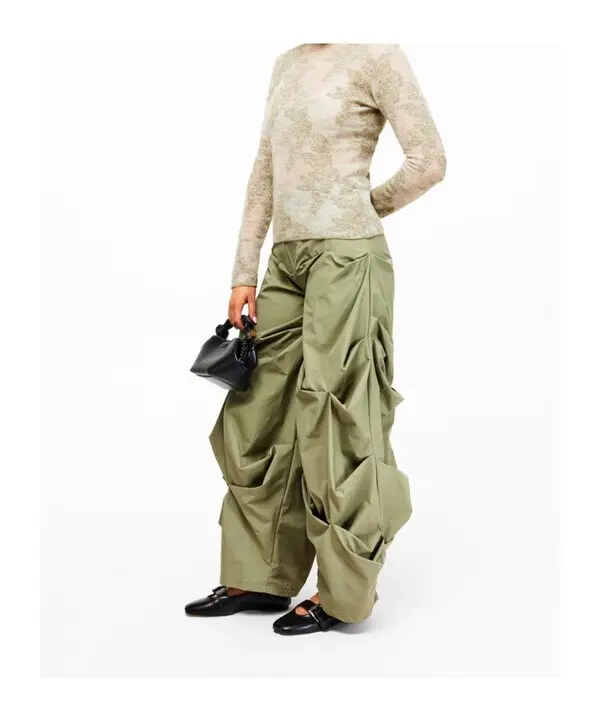 GANNI Ripstop Drpy Parachute Pants