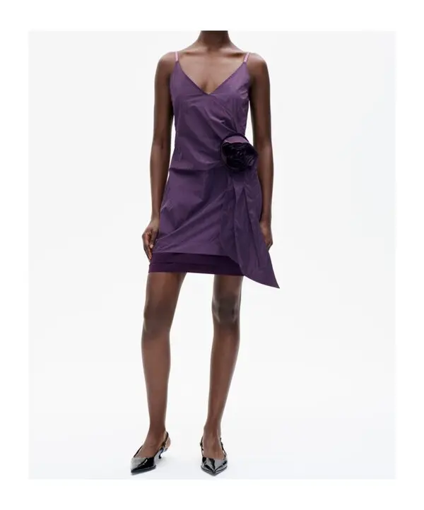 Baum Und Pferdgarten V-neck Embellished Dress