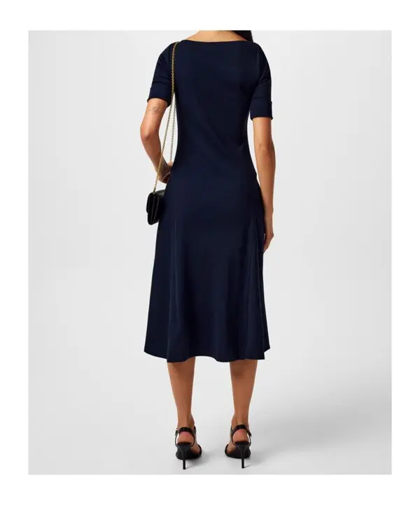 Ralph Lauren Boat Neck Knit Midi Dress