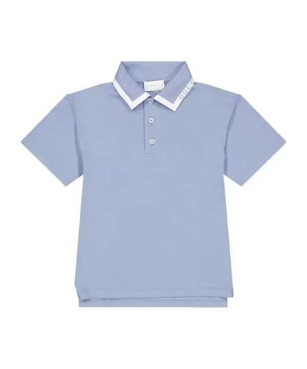 Gucci Short-sleeved Polo Shirt - Blue