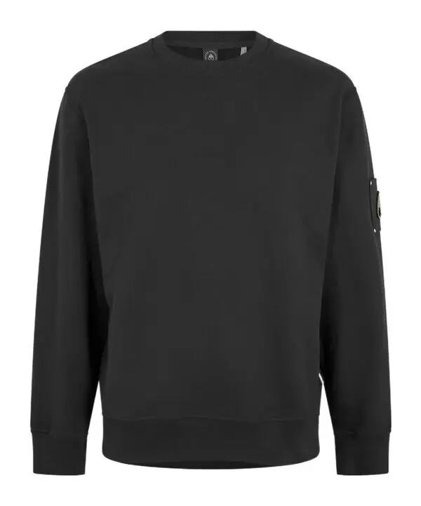 Moose Knuckles Logo Crew Neck Sweatshirt