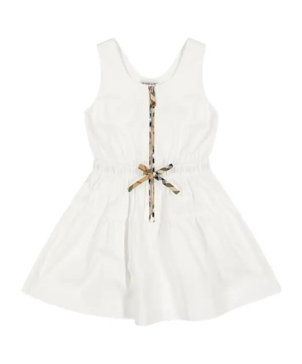 Burberry Sleeveless Dress With Check Detail