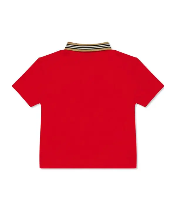 Burberry Plaid Collar Polo Shirt