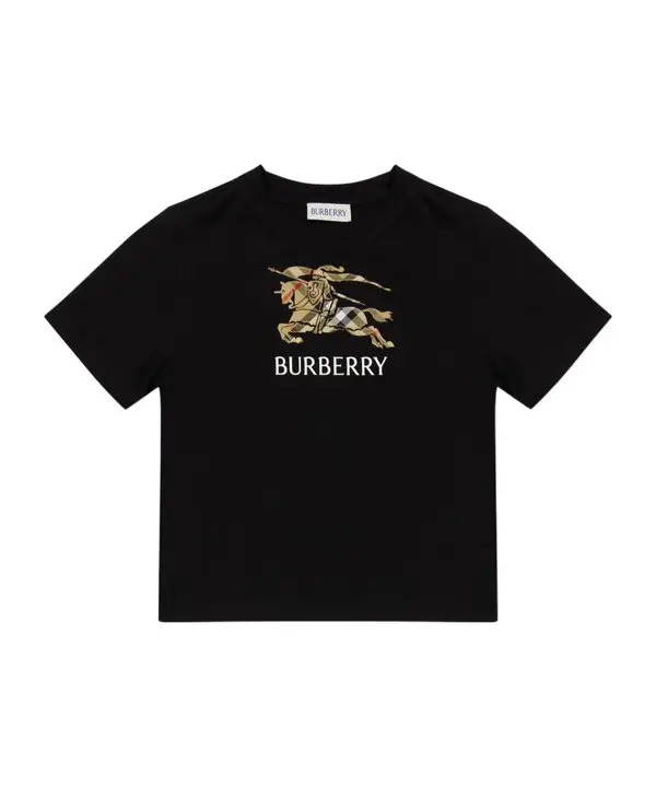 Burberry Logo Crew Neck T-shirt - Black