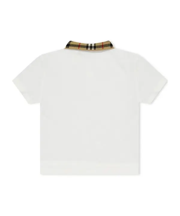 Burberry Plaid Collar Polo Shirt