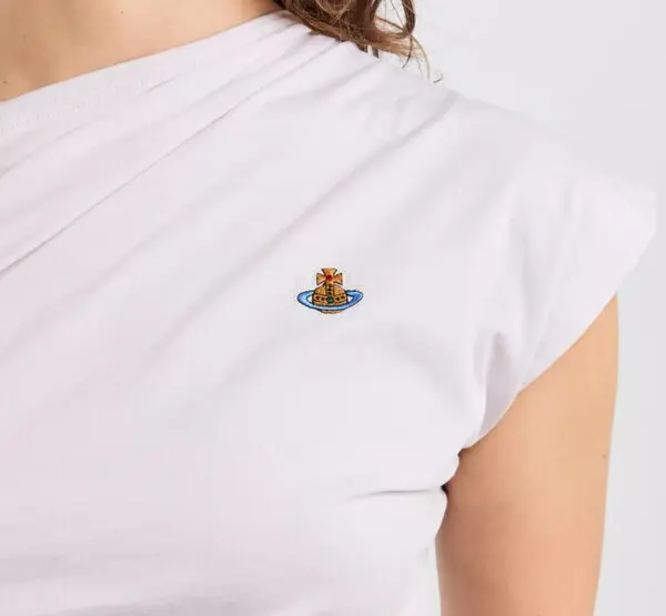 VIVIENNE WESTWOOD Logo Cotton T-shirt - White