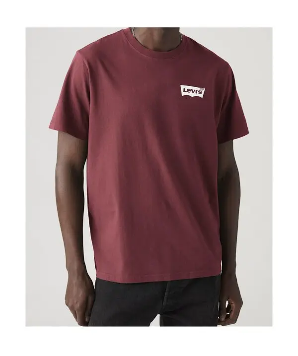 LEVI'S Logo Crew-neck T-shirt - Red