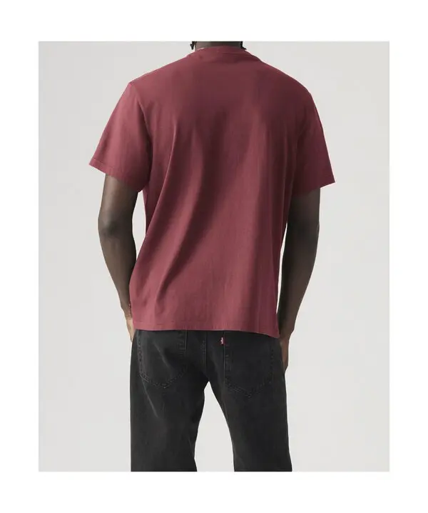 LEVI'S Logo Crew-neck T-shirt - Red