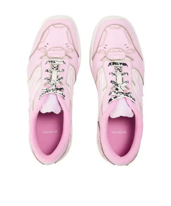 Balenciaga Hamptons Low-top Trainers - Pink