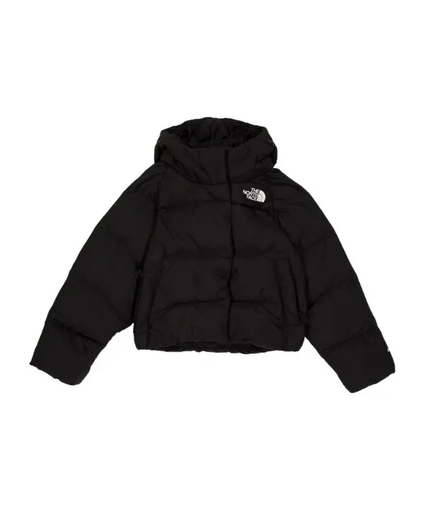 The North Face Logo Quilted Down Jacket - Black