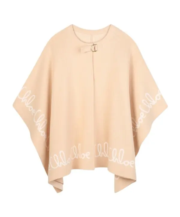 Chloé Logo Jacquard Shawl