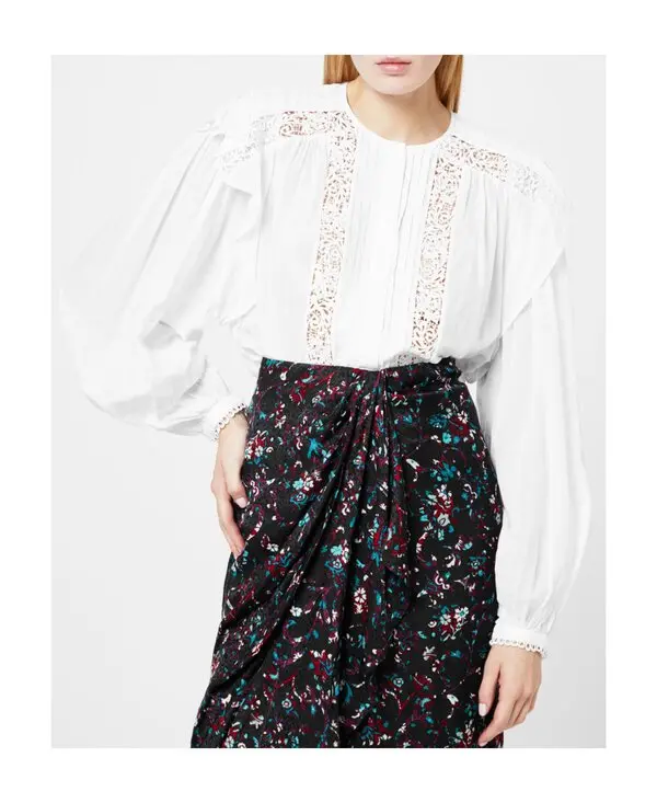 Isabel Marant Étoile Logo Long-sleeved Blouse