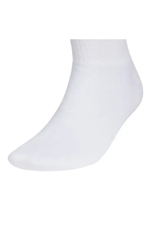 Adidas 6-pack Trefoil Performance Quarter Crew Socks