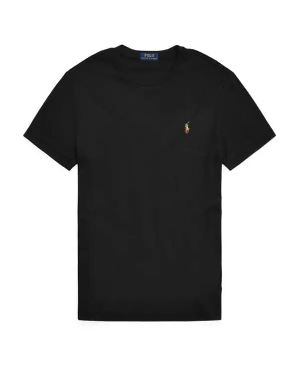 Polo Ralph Lauren Short-sleeved Round Collar T-shirt - Black