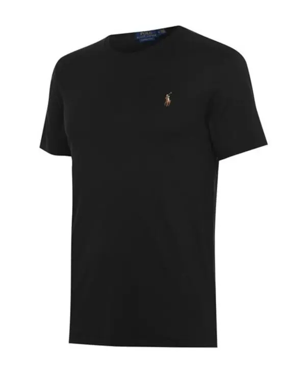 Polo Ralph Lauren Short-sleeved Round Collar T-shirt - Black