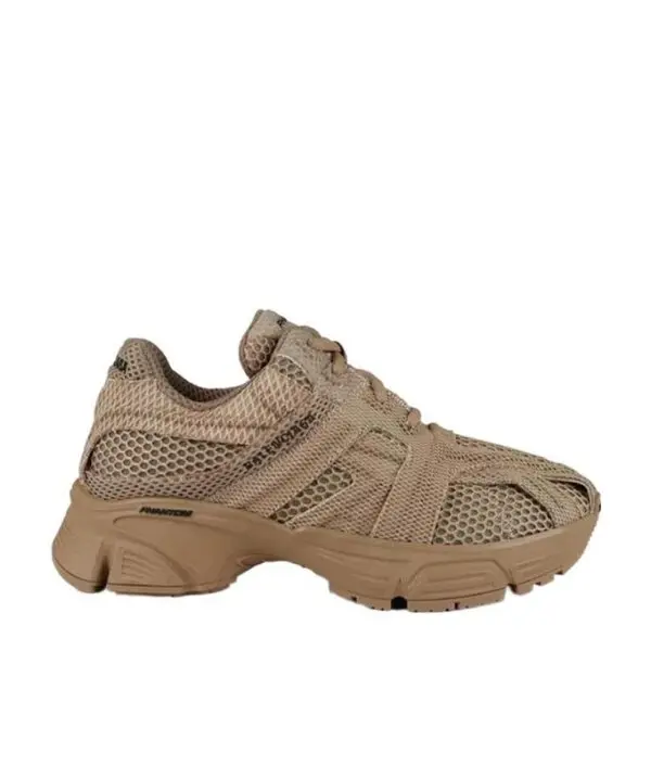 Balenciaga Logo Embroidered Mesh Sneakers - Brown