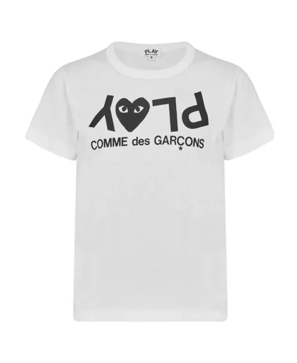 Play Comme Des Garcon Logo T-shirt - White