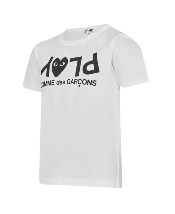 Play Comme Des Garcon Logo T-shirt - White