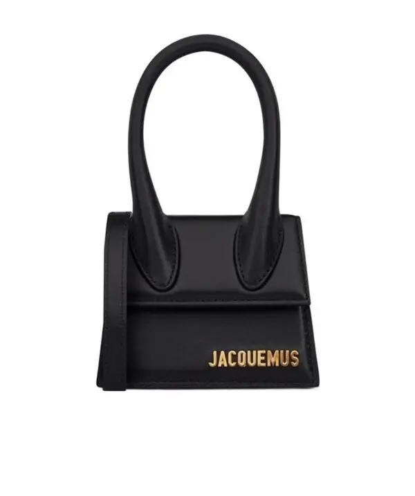 Jacquemus Logo Mini Shoulder Bag - Black