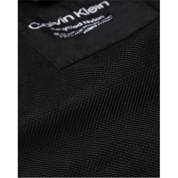 Calvin Klein Hooded Zip-up Casual Jacket With Logo Badge