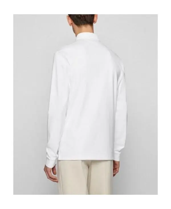 Hugo Boss Logo Long-sleeved Polo Shirt
