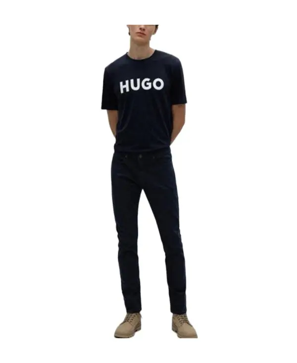 Hugo Boss Navy Blue Logo Short-sleeved T-shirt