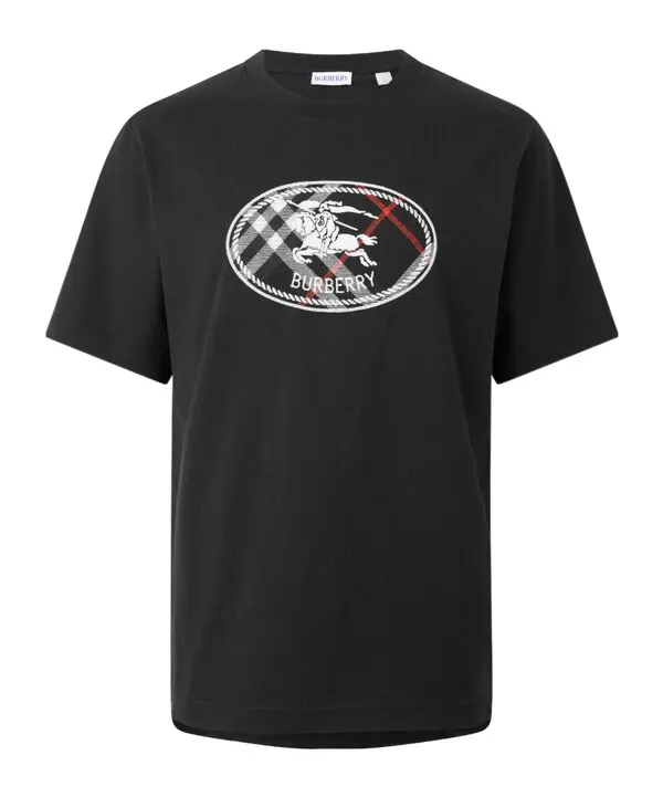 Fendi Solid Color Crew Neck T-shirt