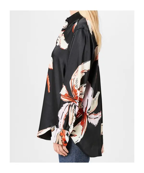Marella Lugano Floral Print Long Sleeve Blouse