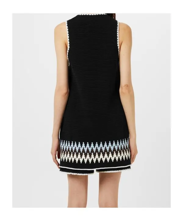 JIL SANDER Intarsia Knit Mini Dress