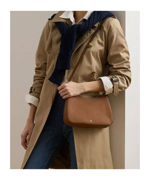 Ralph Lauren Danni Leather Shoulder Bag