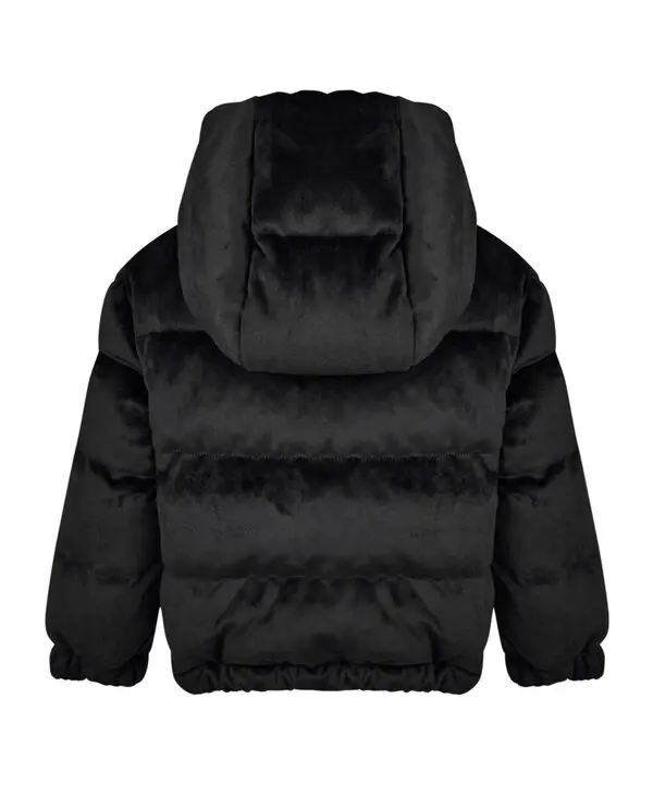 Moncler Logo Patch Hooded Down Jacket