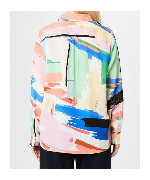 Marella Goccia Abstract Print Blouse