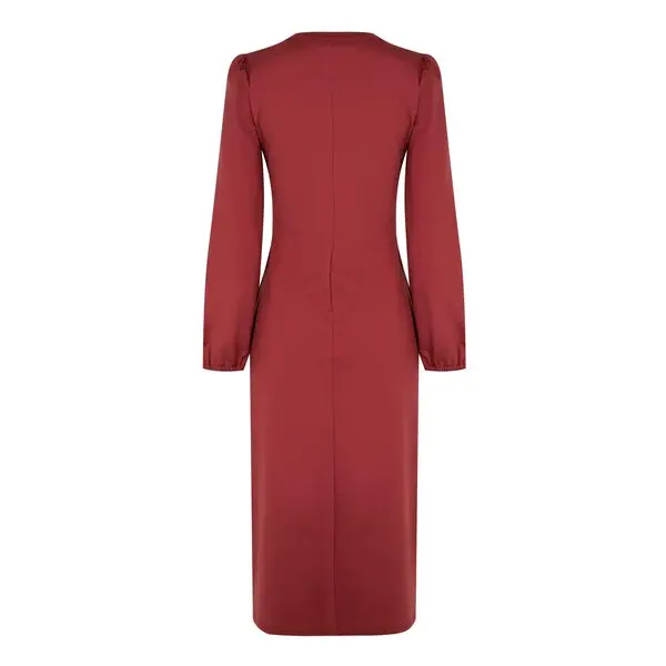 Max Mara Febe Jersey Belted Midi Dress
